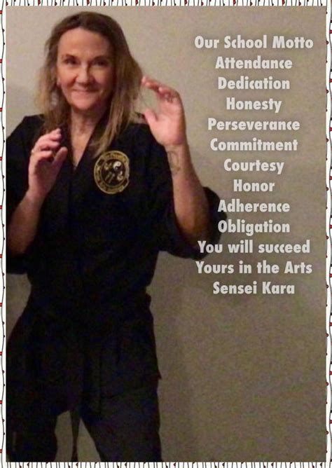 Hanshi Kara Borshuk Owner And Operator Peaceful Warriors