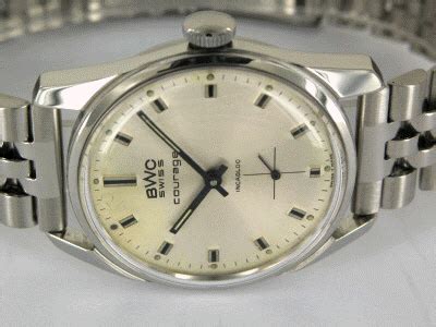 Bwc Swiss Courage Handaufzug Unitas 35mm Vintage