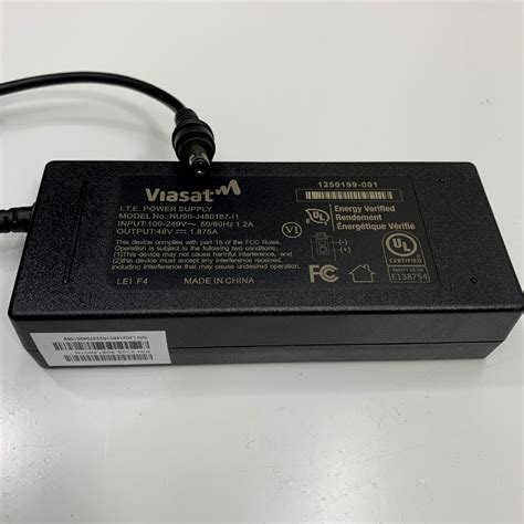 Adapter 48v 1 875a 90w Viasat Connector Size 5 5mm X2 5mm For Logitech