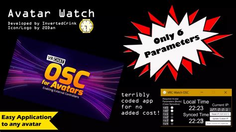 Osc Powered Watch Clock For Vrchat Only Bools By Invertedcrink Vrcarena