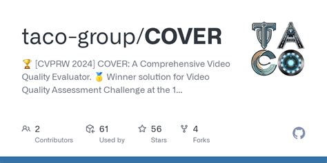Github Taco Groupcover 🏆 Cvprw 2024 Cover A Comprehensive Video