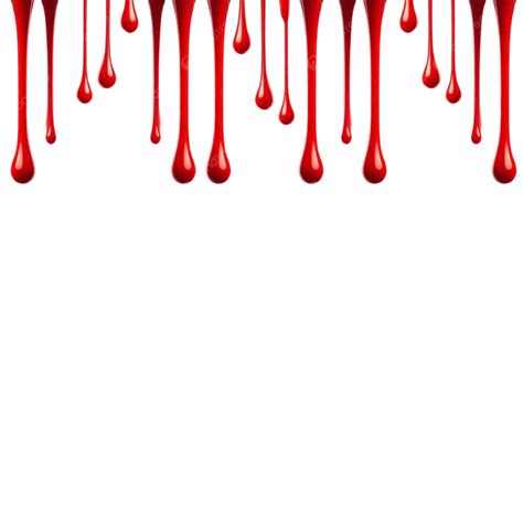Blood Dripping Clear Background