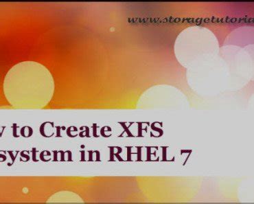 How To Grow XFS Filesystem In RHEL