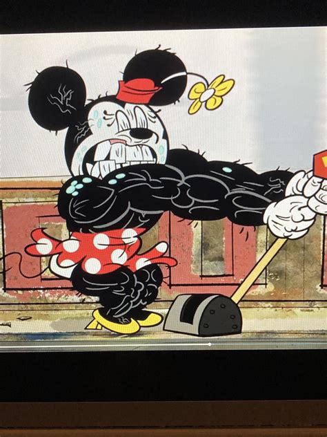 Muscle Minnie Mouse 1 By Simpsonsfanatic33 On Deviantart