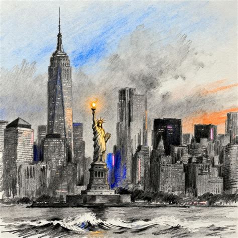 New York Drawings Create Stunning Cityscapes With Ai