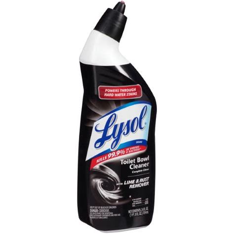 Lysol Lime And Rust Remover No Scent Toilet Bowl Cleaner 24 Oz Gel