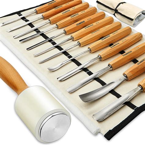 Wood Carving Kit Wood Carving Tools Set Of 12 Chisels And