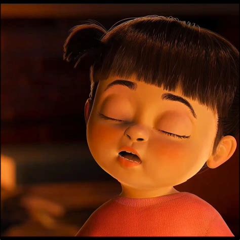Boo Fell Asleep With Her Mouth Open Monsters Inc 1 Dormida Mi