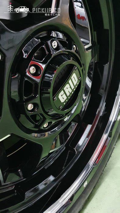 美國【grid】gd14 黑 亮銀車刀面 越野專用輪框 輪圈 鋁圈 I Pickup Co 愛皮卡工作室