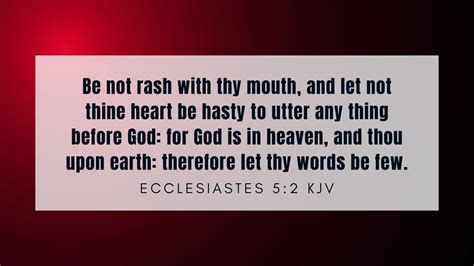 Ecclesiastes 52 Kjv