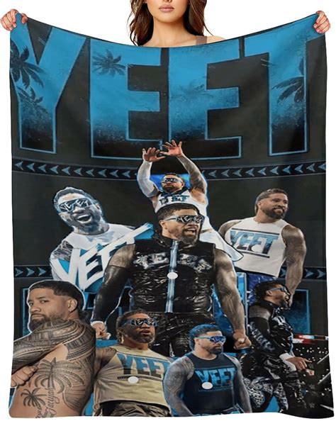 Jey Uso Wrestling Merch Blankets Bed Throw Blanket For Soft Lightweight