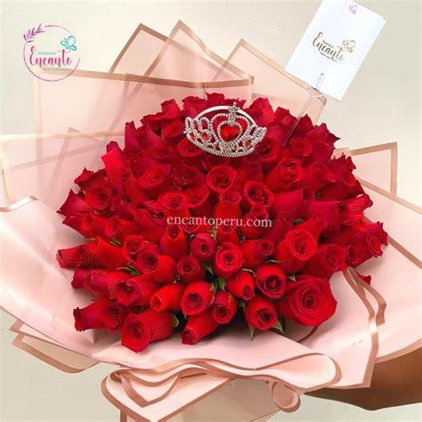 Ramo Princesa Roja Floristeria Encanto
