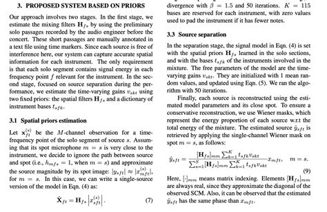 presentation on pre trained spatial priors for music source separation