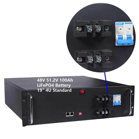 51 2v100ah Lifepo4 Lithium Ion Server Rack Battery Module For Lfp Power Bank Lithium Battery