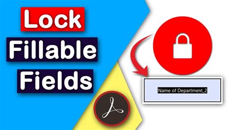 how to lock fillable fields in pdf using adobe acrobat pro dc youtube