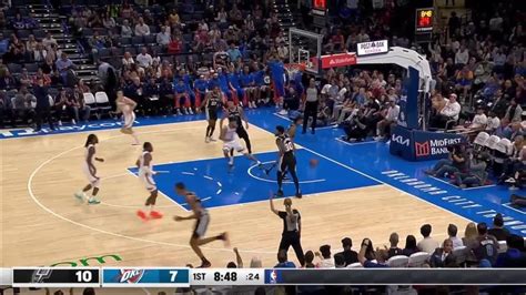 [highlight] Lu Dort Hits The 3 Over Wembys Contest R Nba Highlights