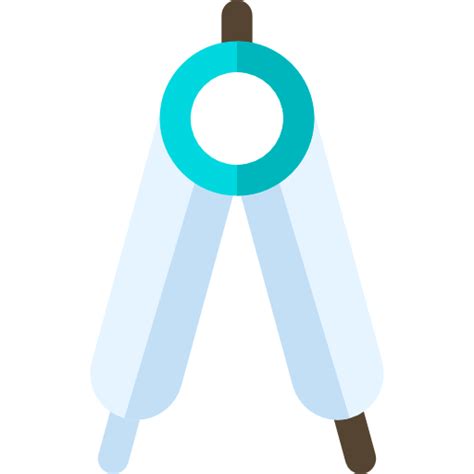 Compass Basic Rounded Flat Icon