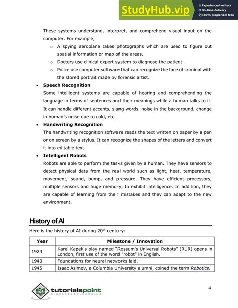 Artificial Intelligence Tutorial Pdf