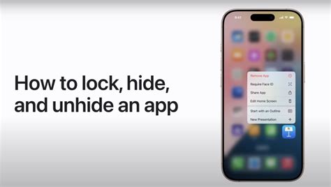 How To Lock And Hide Apps On Your Iphone Ipad In Ios 18 Video