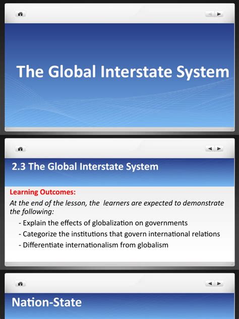 B 3 The Global Interstate System Pdf International Criminal Court