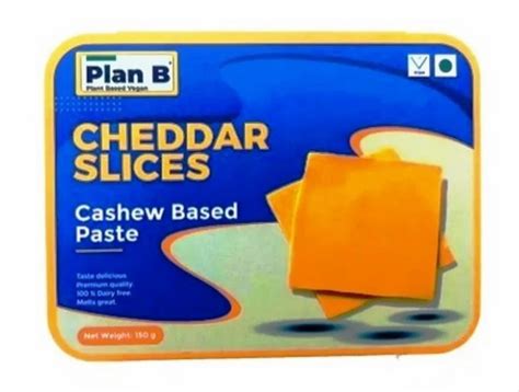 Type Pouch Plan B Cheddar Cheese Slices Cashew Based Paste