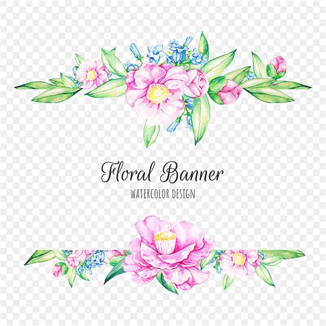 Floral Banner Clip Art
