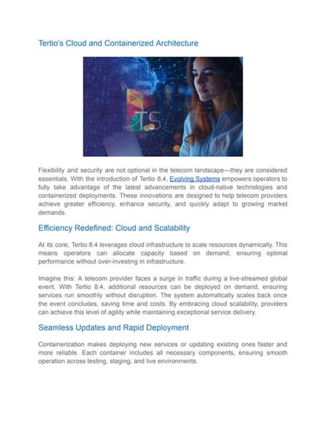 Tertios Cloud And Containerized Architecturepdf