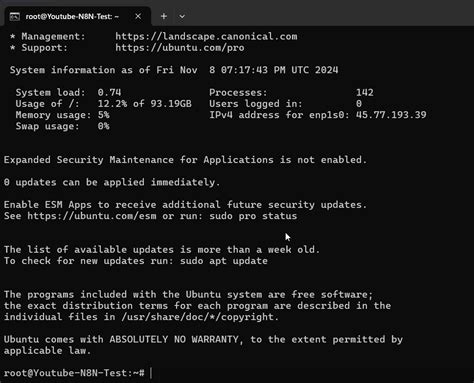 how to deploy n8n using node js and ubuntu