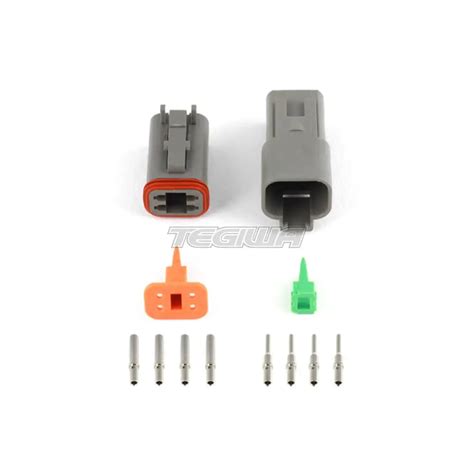 Haltech Plug And Pins Only Matching Set Of Deutsch Dt 4 Connectors