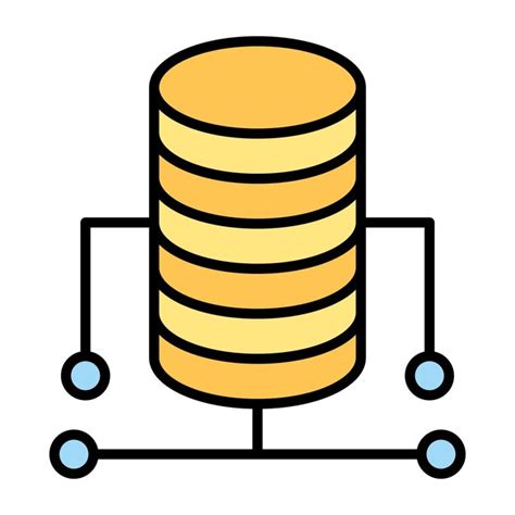 Premium Vector Database Flat Illustration