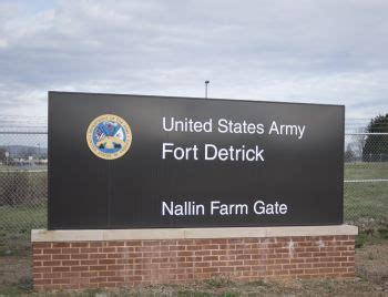 Visitors U S Army Fort Detrick