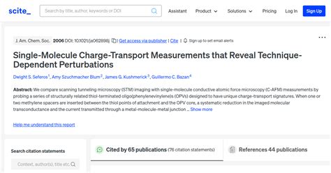 Single Molecule Charge Transport Measurements That Reveal Technique