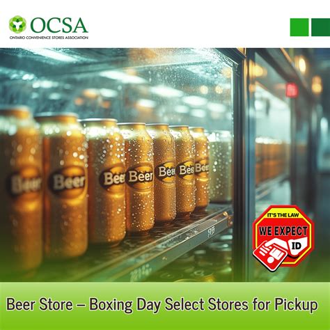 Beer Store Boxing Day Stores For Pickup Ontario Convenience Stores
