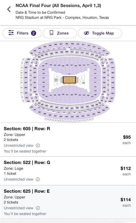 Houston Rodeo Seating Chart