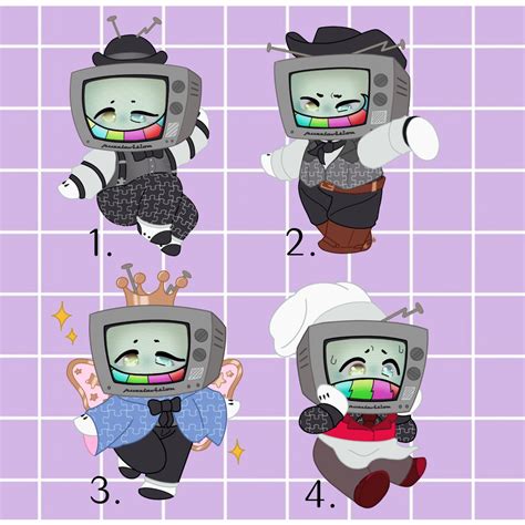 Mr Puzzles Chibi Stickers Etsy