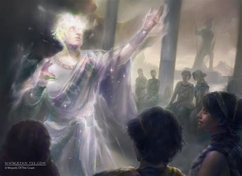 Eidolon Of Rhetoric Mtg Art From Journey Into Nyx Set By Ryan Yee Art
