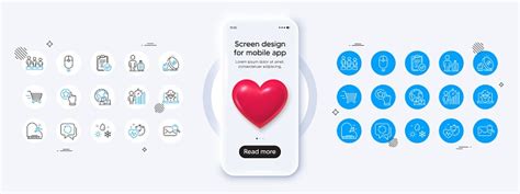 international delivery piano and search mail line icons for web app