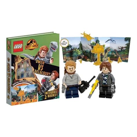 Lego Jurassic World Owen X Delacourt Catapulta Catapulta Ideiaria