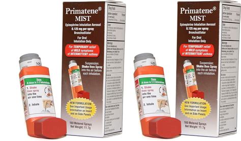 Primatene Mist Fast Acting Otc Asthma Therapy Epinephrine Inhalation