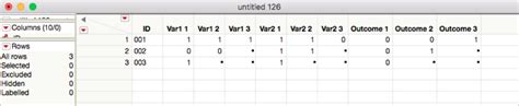 Solved How Do I Transpose Data From Long To Wide Format Jmp User