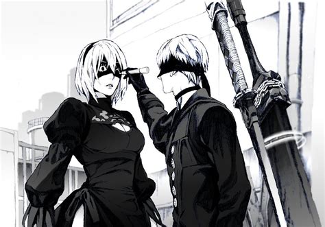 Nier Automata 9s 2b Nier Automata Pinterest Nier Automata
