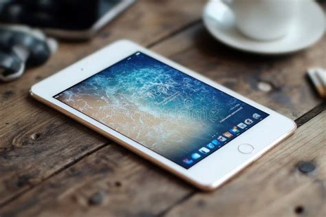 A Modern E Magazine On A Tablet Sleek And Functional Digital Theme