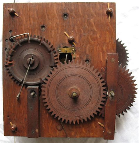 30 Hr Wooden Works A Chauncey Jerome Clock Collector