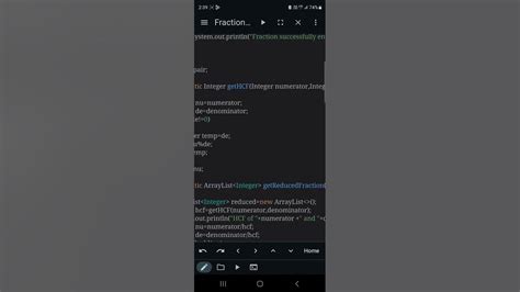 Java Programming Fraction Simplification With Try Catch Finally Hcf