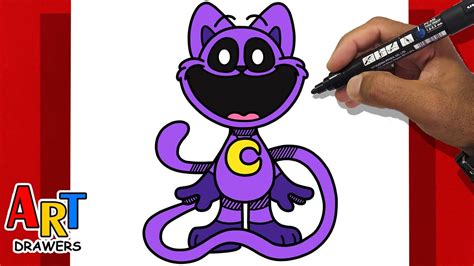 How To Draw CATNAP Poppy Playtime Smiling Critters YouTube