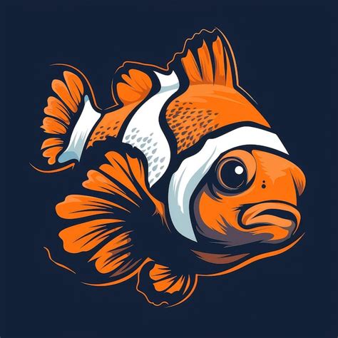 Premium Photo Clownfish Vector Illustration