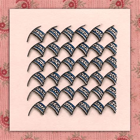 Time For Tangling Todays Tangle Schilfertjes