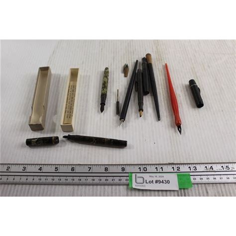 Assorted Fountain Pens Bodnarus Auctioneering
