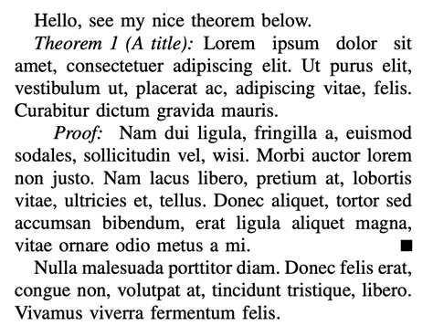 Amsthm How Can I Get A Line Break In A Theorem Headline Using The