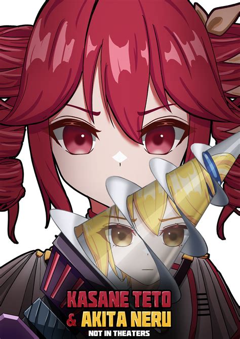 Kasane Teto Kasane Teto And Akita Neru Vocaloid And 6 More Drawn By